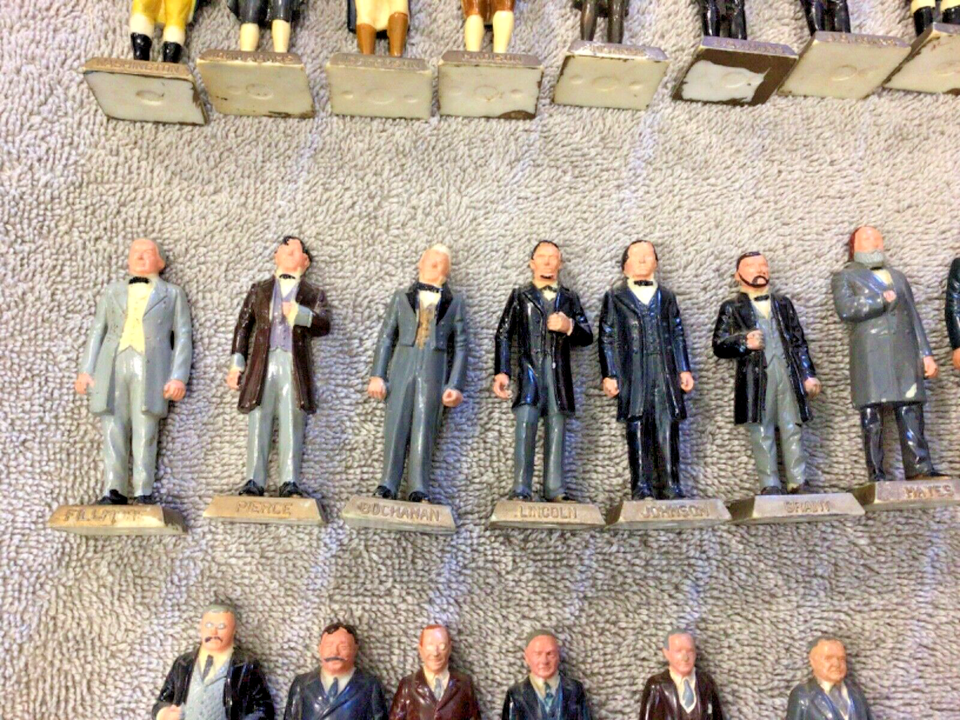 Vintage Marx president figures 37 missing #32 FDR given away by Jewel ...