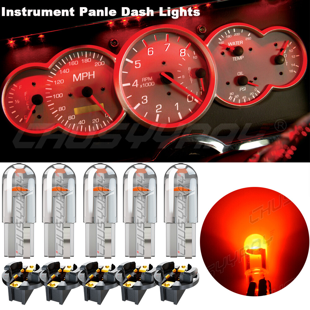 Led Dashboard Bulbs Replacement T4.7 Neo Wedge Panel Gauge Cluster