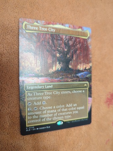MTG - Three Tree City Autumn / Fall - Bloomburrow - BLB - Rare NM | eBay