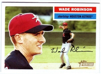 2005 Topps Heritage Baseball Card #309 Wade Robinson RC | eBay