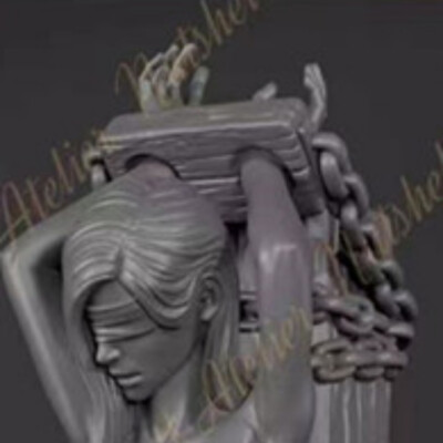 Tragic Woman Full Resin Figure 1/24 Scale Unpainted Unassembled Garage ...