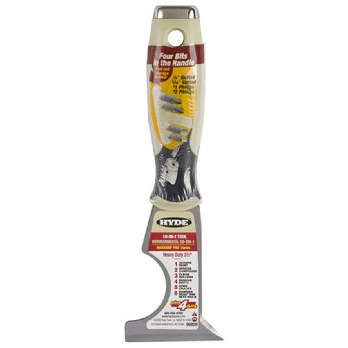 10 in 1 Painters Tool Hyde Tools Wall & Molding Scrapers 06920 ...