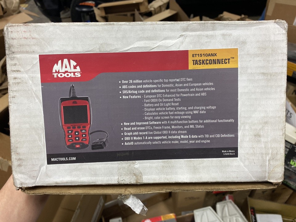 Mac Tools TaskConnect Trilingual OBD II, CAN, ABS and Ai*bag Scan Tool ...