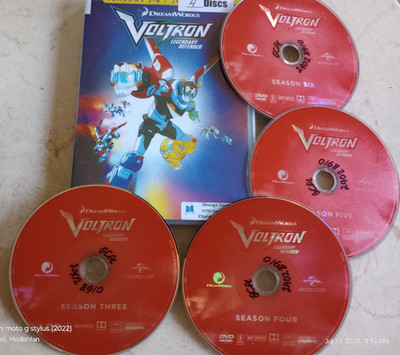 VOLTRON LEGENDARY DEFENDER SEASONS 3 4 5 6 DISC DVD SET | eBay