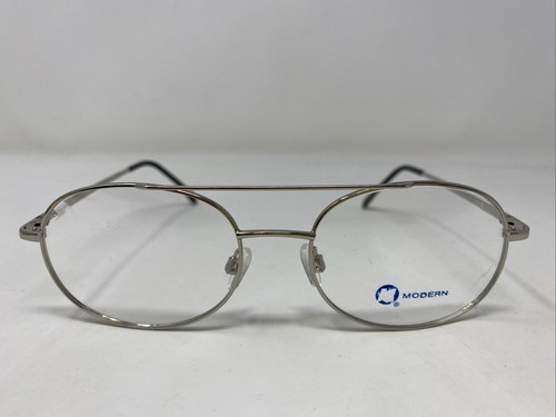 Modern Optical JOSEPH SILVER 56-19-145 Metal Full Rim Eyeglasses Frame ...
