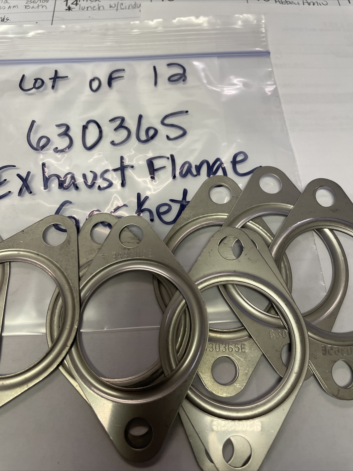 630365 Aircraft Exhaust Flange Gasket Lot of 12 | eBay