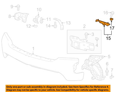GM OEM 19-23 Silverado 1500 LD Front Bumper Bumper Components-Guide ...