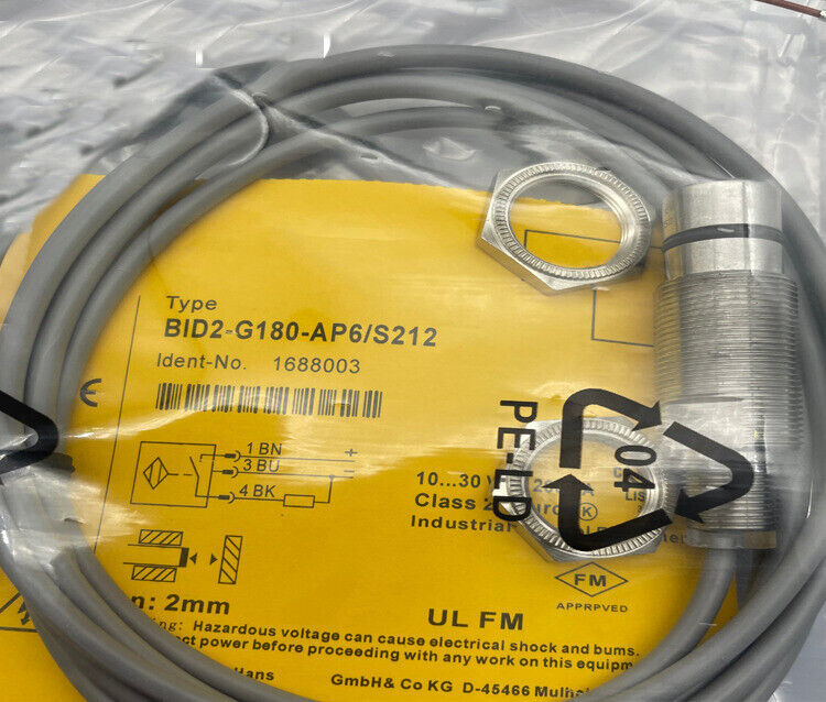 1pcs For TURCK Proximity Sensor Switch BID2-G180-AP6/S212 New | eBay