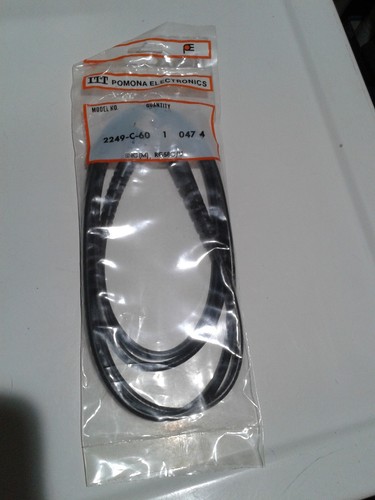 POMONA 2249-C-60 50 Ohms BNC Male both ends RG58CU Cable assy 5Ft ...