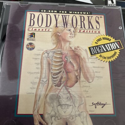 Body Works Classic Edition Human Anatomy CD-Rom Windows Softkey 1994 Software | eBay