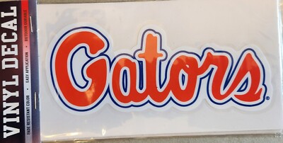 Florida Gators 6" Gator Script Logo Decal | eBay