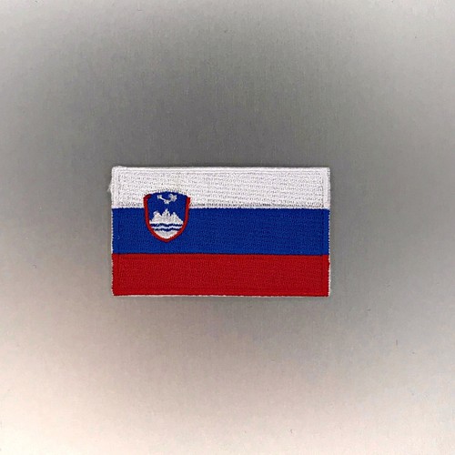 Slovenia Flag Patch — Iron On Badge Embroidered Motif — Slovenian World ...
