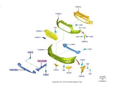 LK4Z6110121C BUMPER, LOWER EXTENSION L/S 2020-2023 Transit | eBay