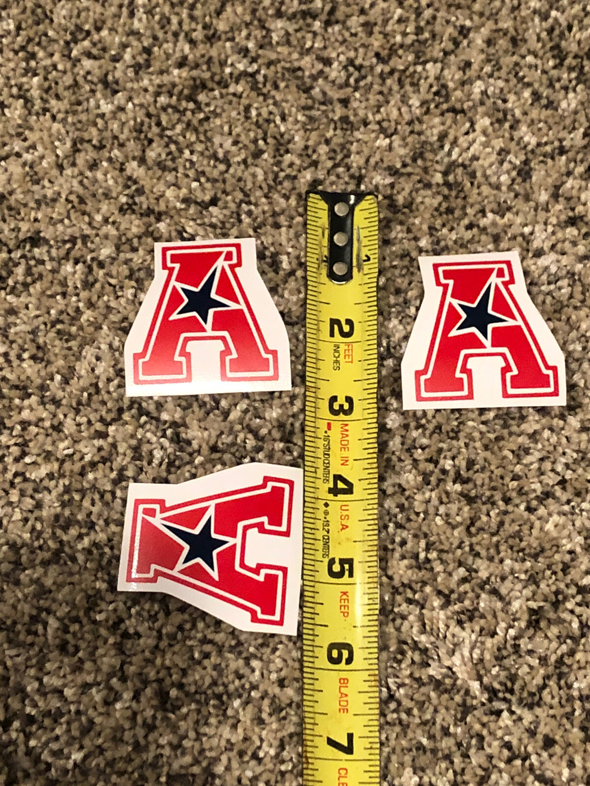 3 NCAA Football Helmet AAC American Athletic Conference Decals | eBay