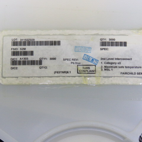 Fairchild S2M Qty of 900 per Lot DIODE RECT 1000V 1A SMB FAST RECOVERY ...