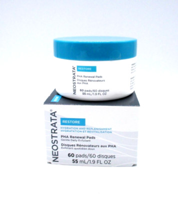 Neostrata Restore Hydration And Replenishment PHA Renewal 60 Pads ~ 1.9 ...
