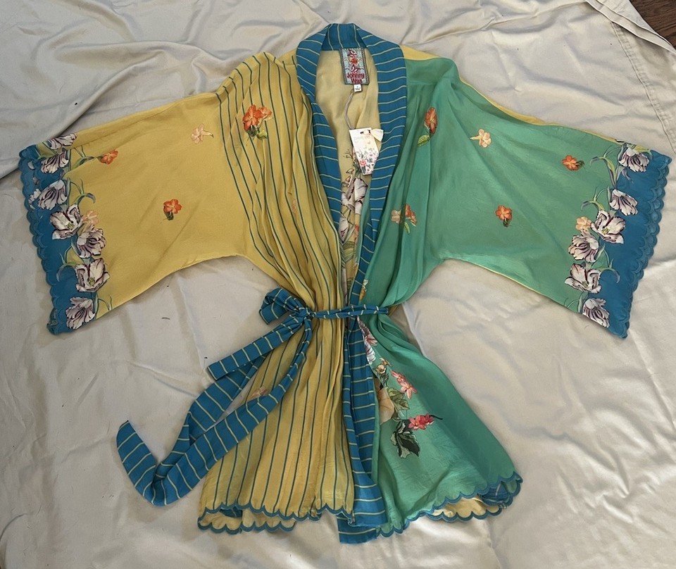 Robe Kimono Style By Johnny Was. Gorgeous New With Tags Size S | eBay