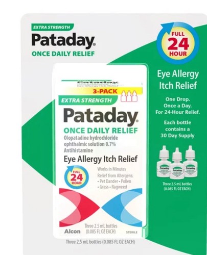 Pataday Extra Strength Once Daily Antihistamine Eye Drops, 7.5 m | eBay