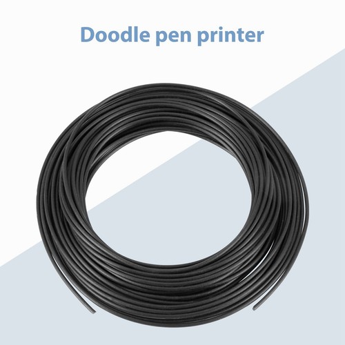 10M ABS 3D 1.75mm Printer Filament for 3D Scribble Pen Printers - Black ...