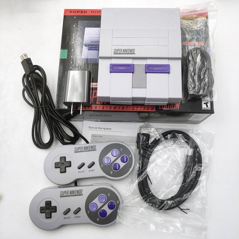 Super Classic Mini Entertainment System SNES Included 21 Games CA ...