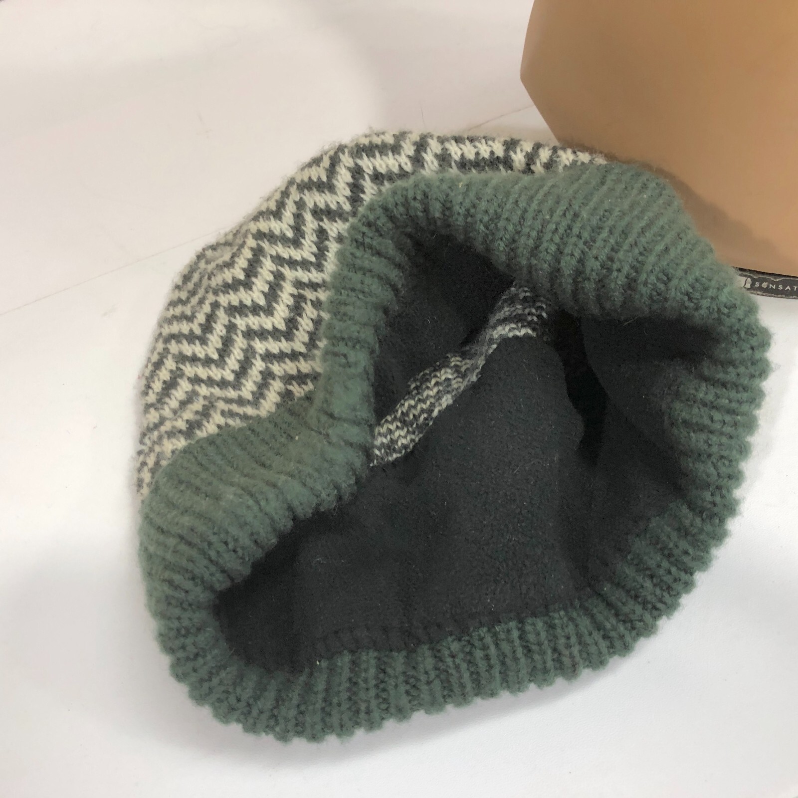 Igloos Green Knit Stocking Winter Ski Hat Cap | eBay
