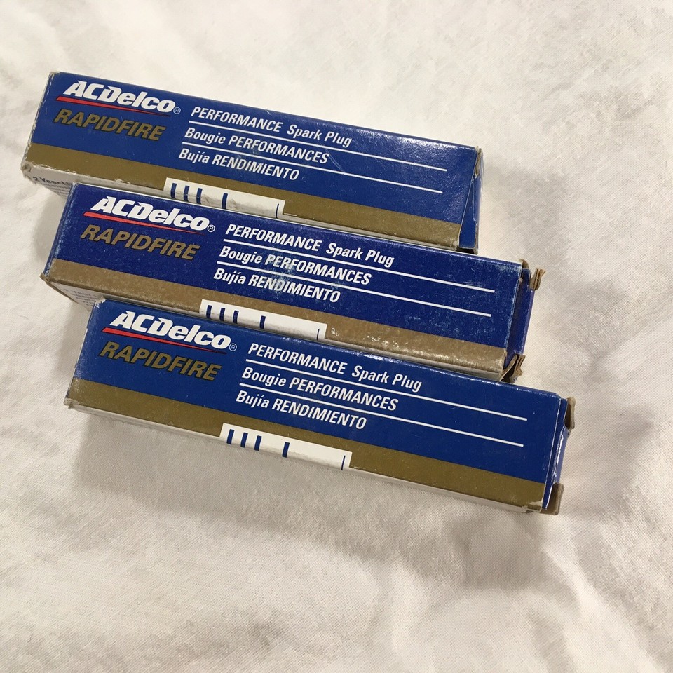 NOS ACDelco 11 Rapid Fire Performance Platinum Spark Plugs Quantity 3 ...