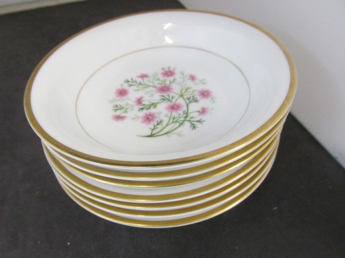 NORITAKE PATTERN # 5297 PINK FLOWERS GREEN LEAVES MINT SEVEN FRUIT ...