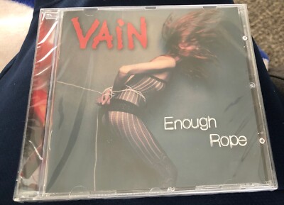 VAIN Enough Rope CD New/Sealed 2011 FREE SHIPPING Davy Vain HARD ROCK ...