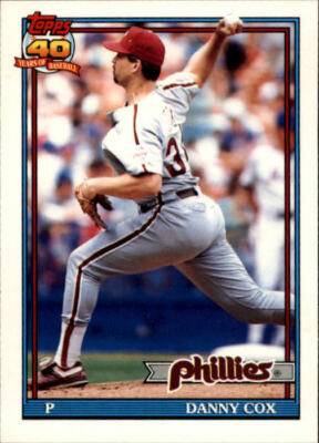 1991 Topps Traded #25T Danny Cox - NM | eBay