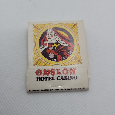 Onslow Hotel Casino Matchbook Reno NV Match Box Vintage Matches | eBay