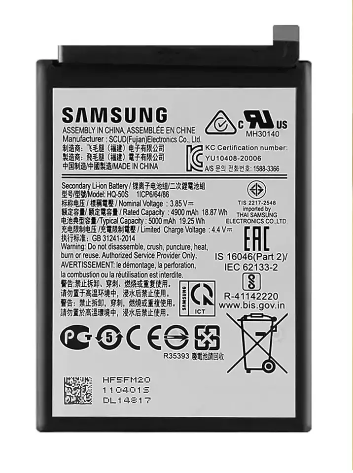 Original Battery For Samsung Galaxy A04 A04E SM-A045F A14 5G | eBay
