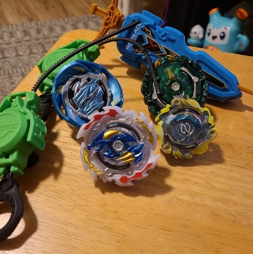 Hasbro Beyblade Burst Nepstrius N2 set of 4 blades and 3 spinners | eBay