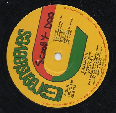FATHEAD : Champion (riddim : revolution by dennis brown ) reggae dub ...