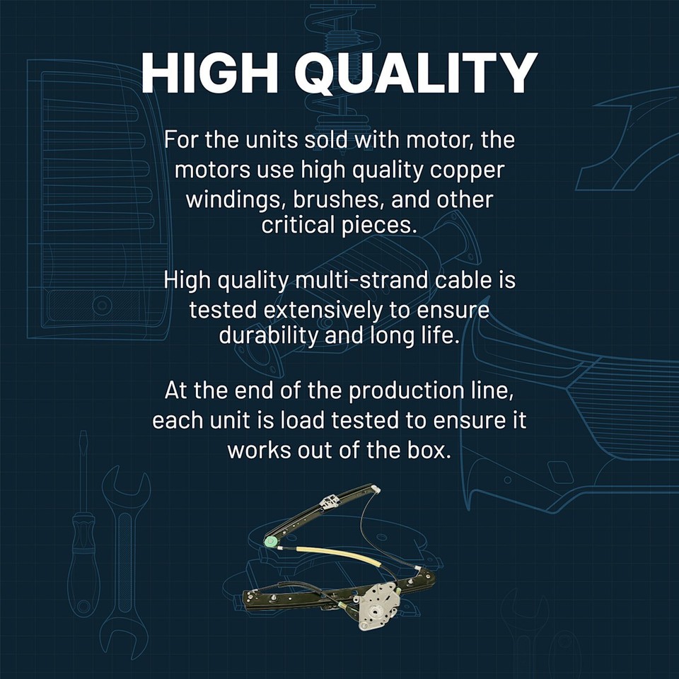 Window Regulator Front Right Hand Side Passenger 68014948AA for ...