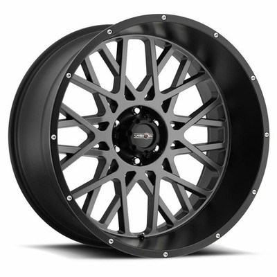 20" Vision 412 Rocker Anthracite Satin Black Lip Wheel 20x12 6x135 Rim ...
