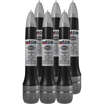 Duplicolor ATY1602 (6-Pack), Scratch Fix Pen for Toyota 1C8, Metallic ...