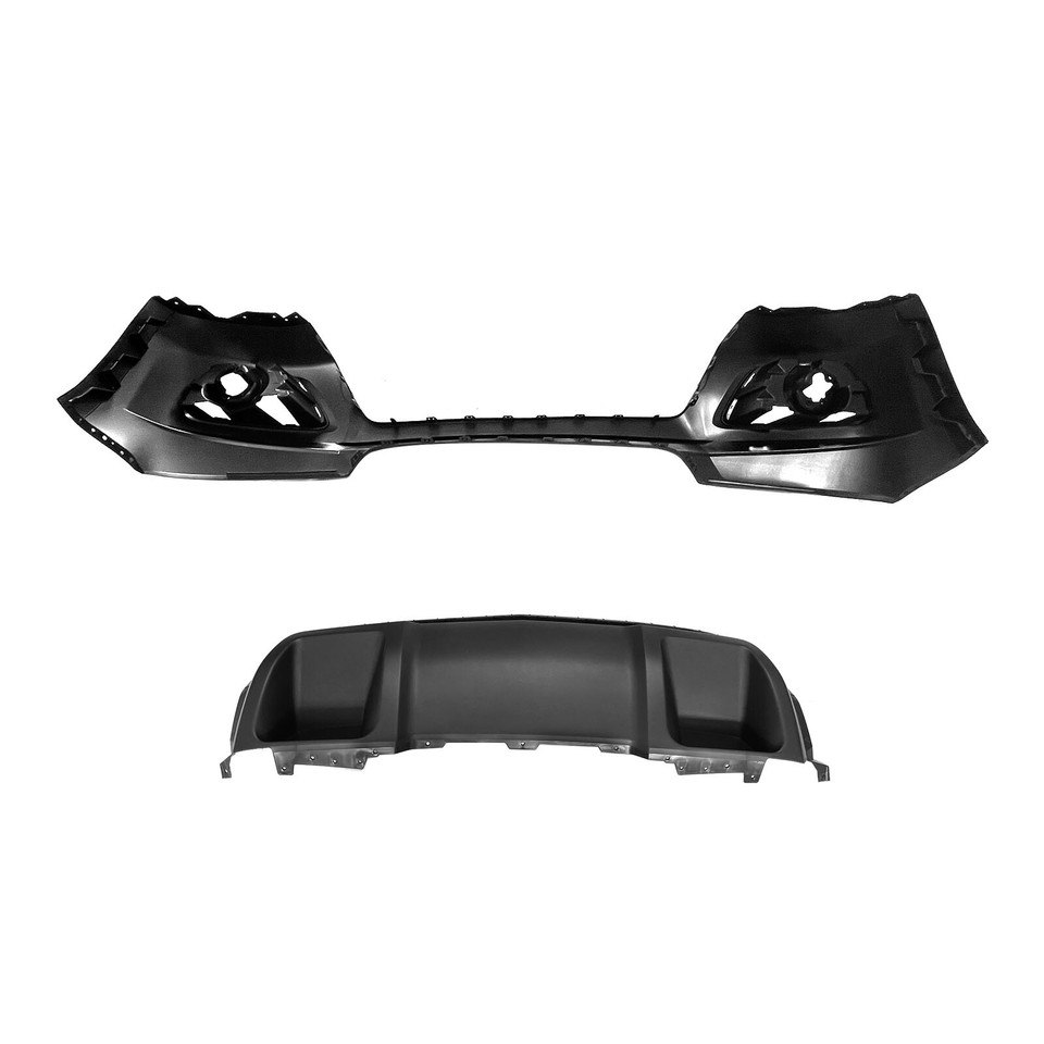 For 2015-2020 Chevy Colorado New Front Upper Bumper Cover & Skid Plate ...