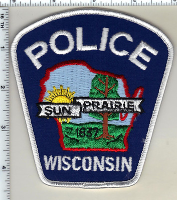 Sun Prairie Police (Wisconsin) 3rd Issue Shoulder Patch from 1991 | eBay