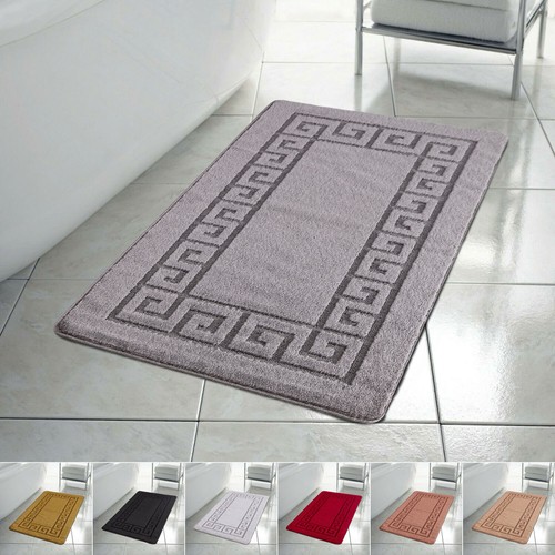 Non Slip Bath Mat Extra Large Bathroom Rug Water Absorbent Toilet ...