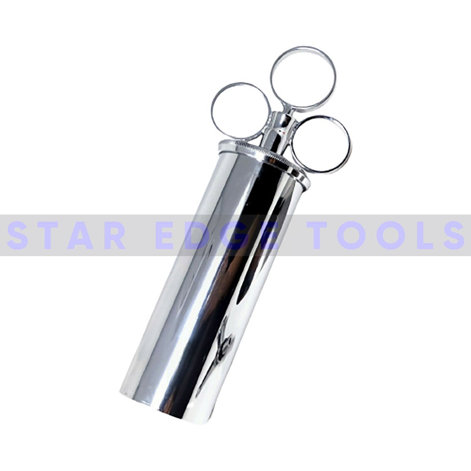 2 Pcs Metal EAR Syringe Veterinary Surgical Instruments Premium Grade ...