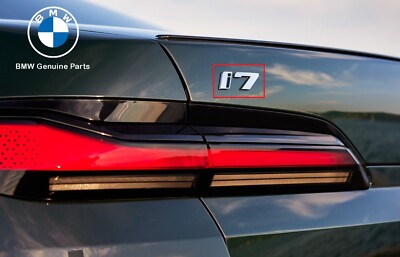 BMW G70 i7 Nameplate Rear Trunk Badge Emblem | Genuine OEM | Multicolor ...