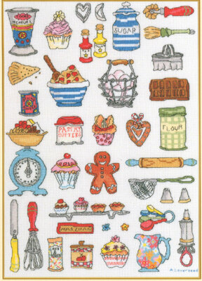 Bothy Threads Cross Stitch Hobbies Series Baking XH2 Only Chart | eBay