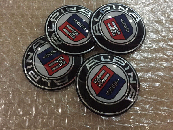 4pcs 56 mm Alpina Wheel Center Caps Decals Emblem Badge Logo Sticker | eBay