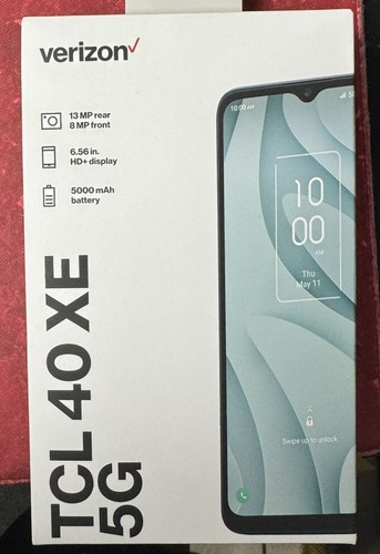 VERIZON Prepaid TCL 40XE 5G 6.5" Display, 13MP Camera, Brand New Sealed ...