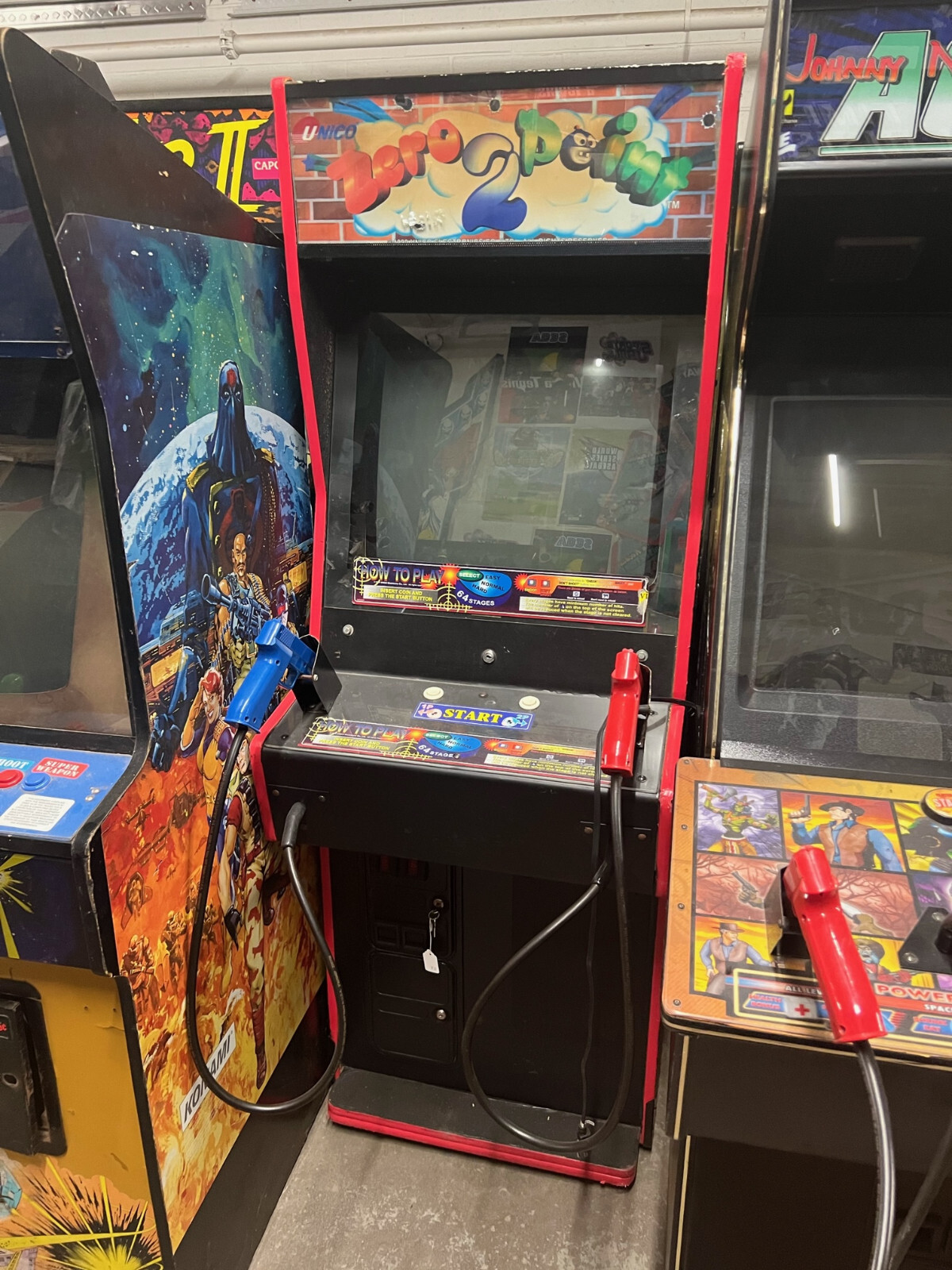 ZERO POINT 2 ARCADE MACHINE by UNICO 1999 (Excellent Condition) *RARE ...