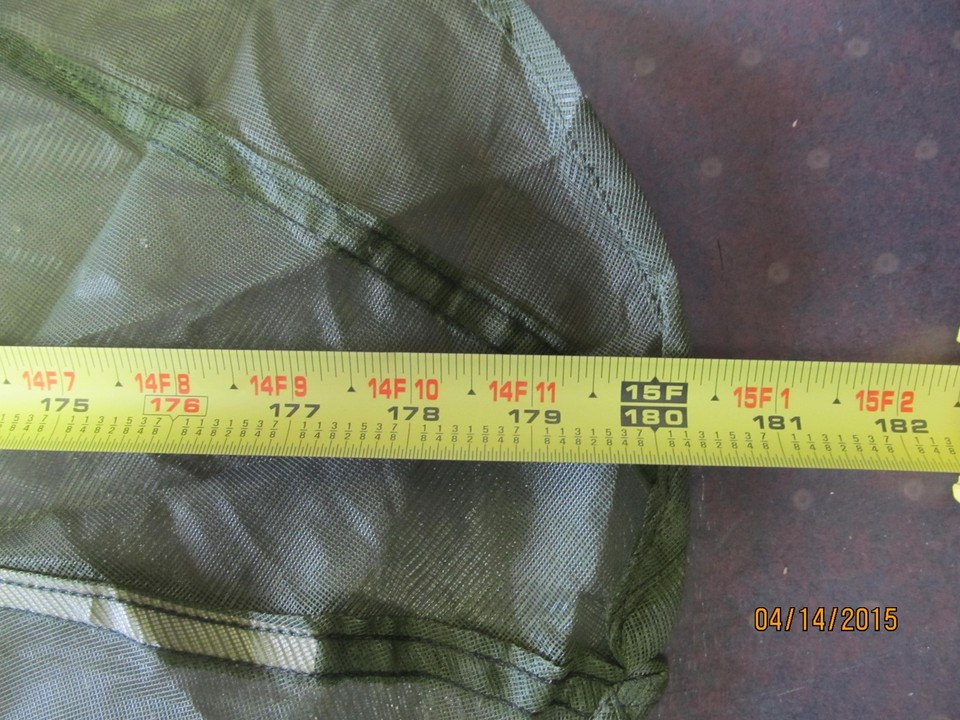 NEW MILITARY MOSQUITO BAR INSECT NET NETTING COT COVER GREEN TENT US ...