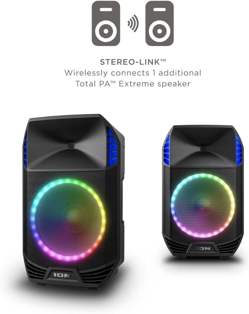 ION Total PA Extreme Bluetooth Speaker System - Sonic Wide Premium | eBay
