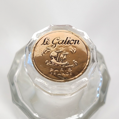 Vintage Le Galion Sortilege France 1oz Empty Perfume Glass Bottle with ...