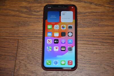 Apple iPhone XR Red - 128GB (Unlocked) A2105 (GSM) Excellent ...