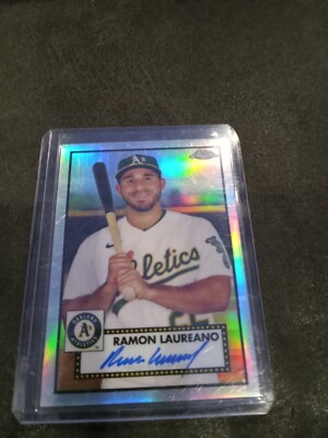 2021 Topps Chrome Platinum Anniversary Autograph #PA-RL Ramon Laureano ...